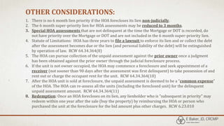 HOA Liens – Washington | PPTX