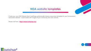 Hoa Website Templates – Free Homeowners Association Website Templates ...
