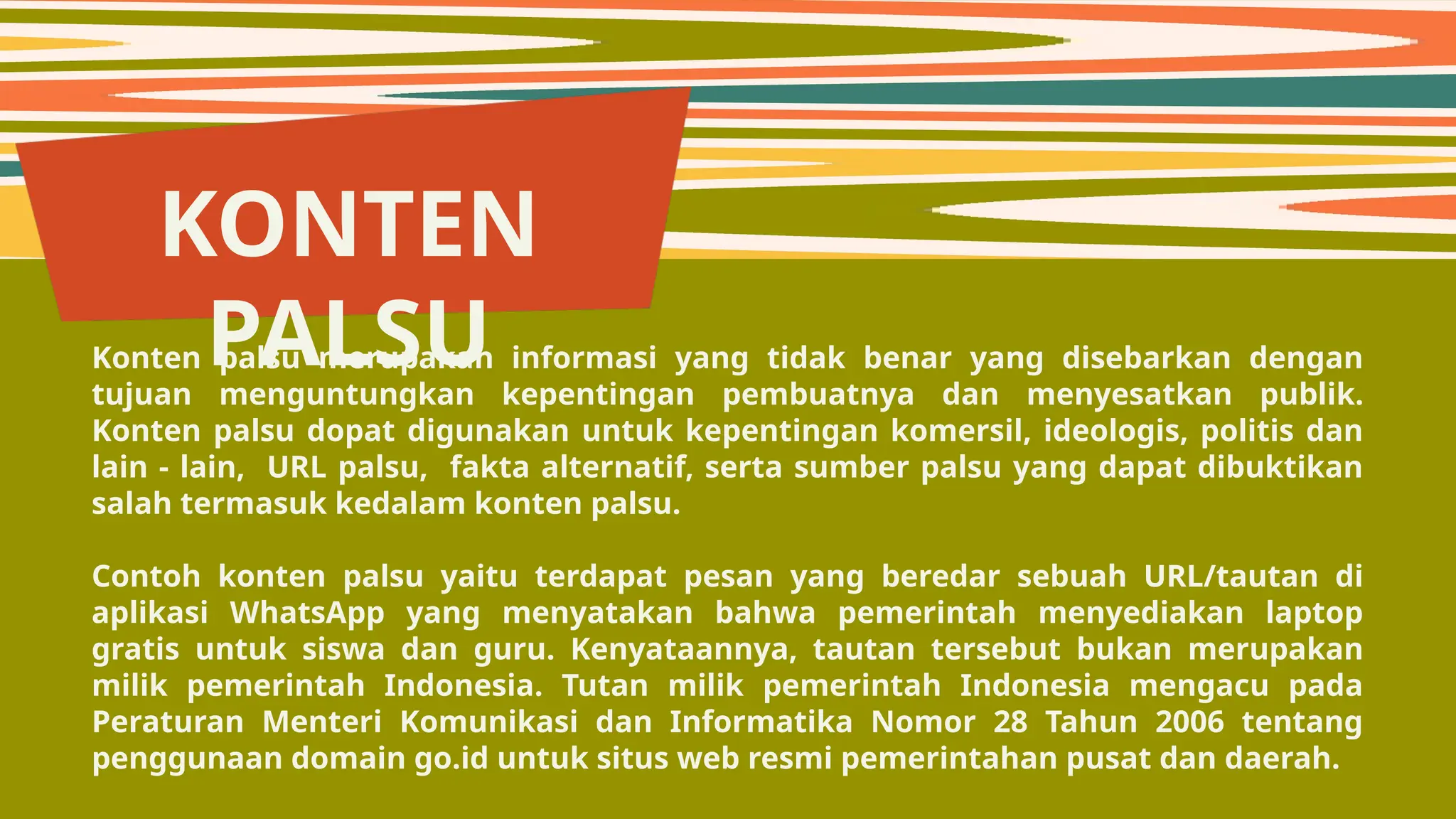 Berita HOAX: Pengertian, Jenis, Contoh, dan Dampaknya | PPTX