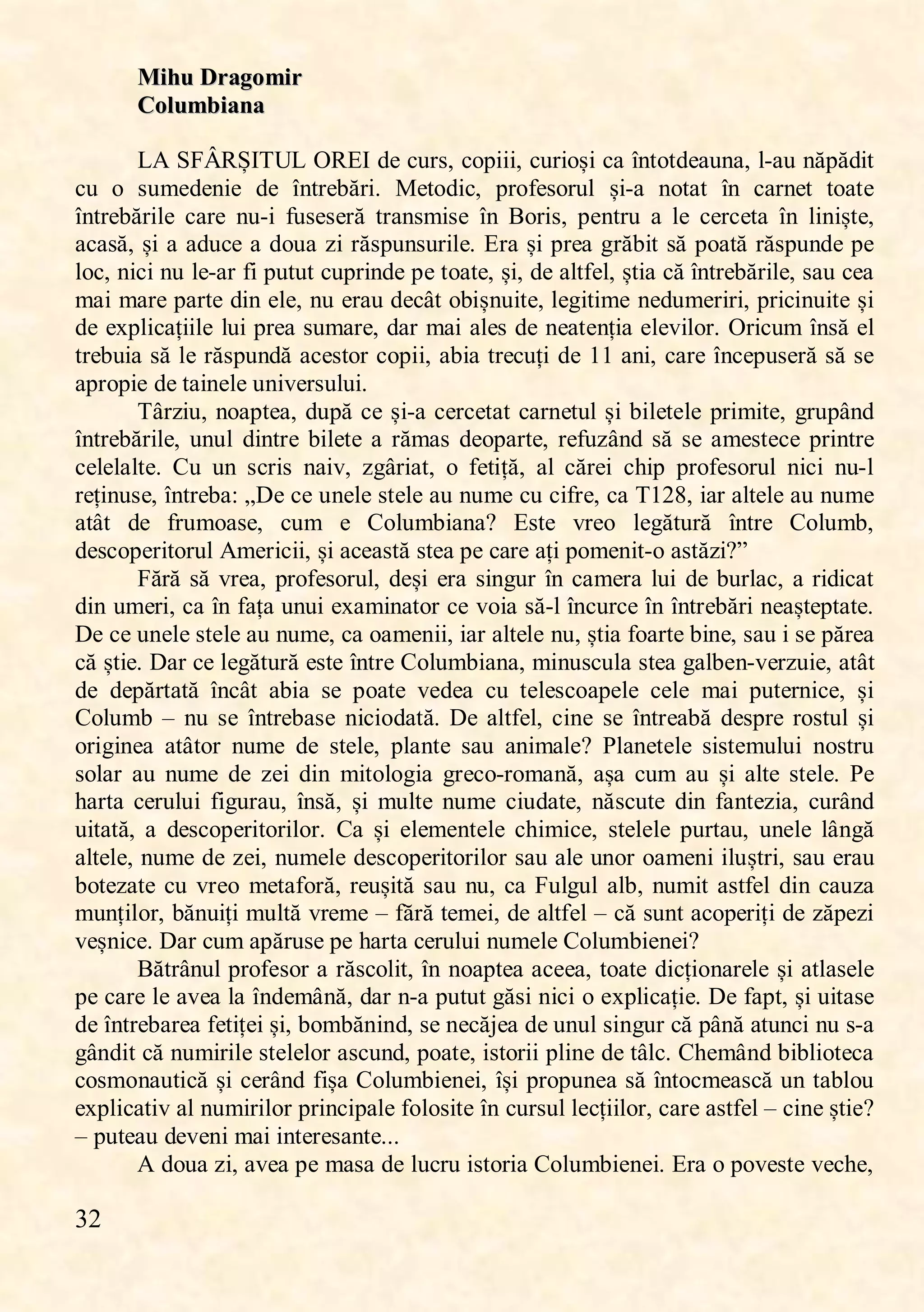 Hobana, ion (edit) fuga in spatiu-timp - v.1.0 | PDF