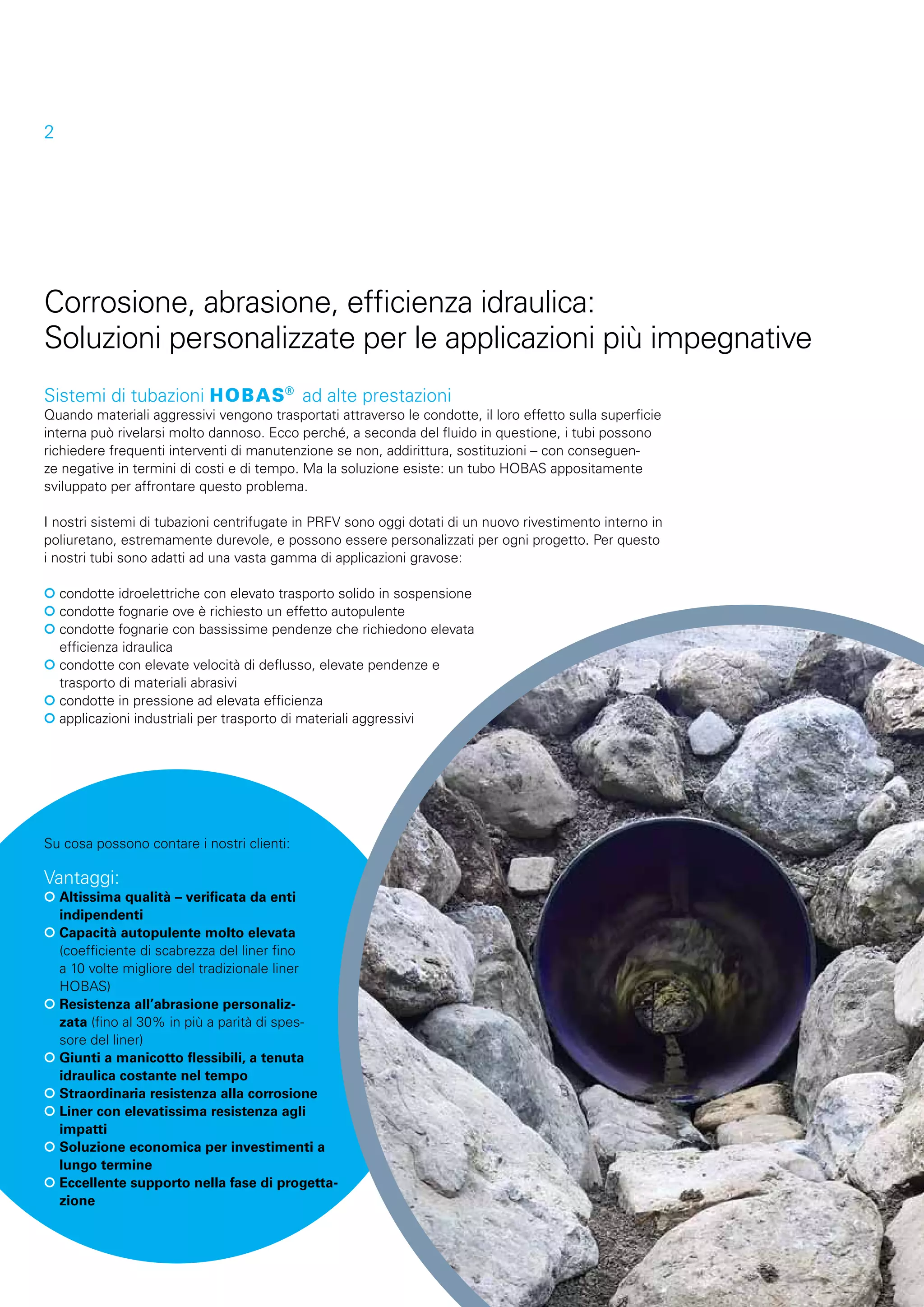 HOBAS Tubazioni Top Liner Brochure | PDF