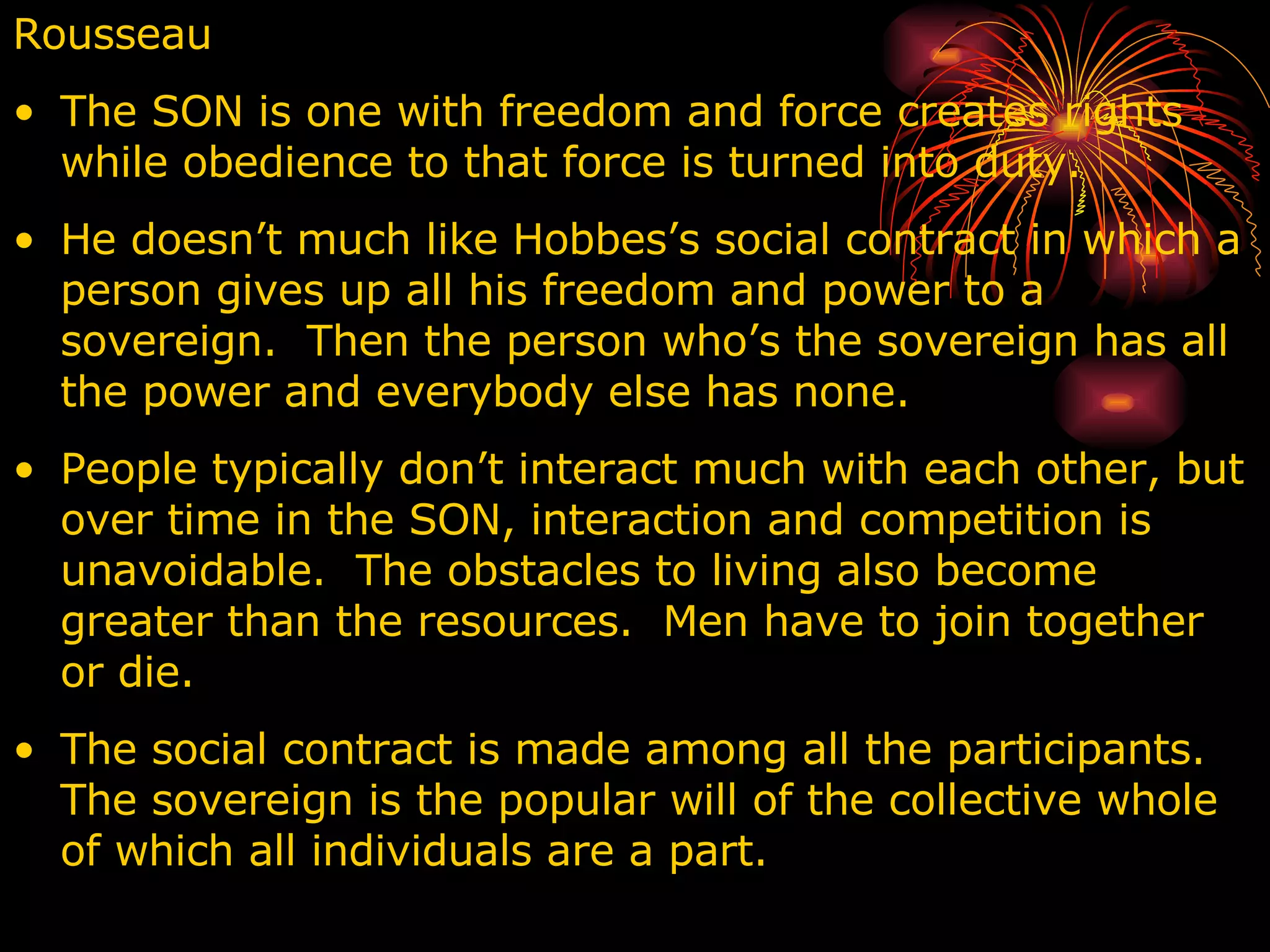 Hobbes, Locke, And Rousseau | PPT