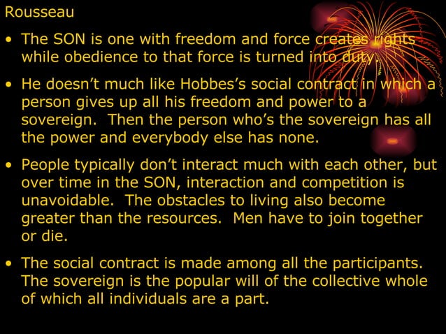 Hobbes, Locke, And Rousseau | PPT