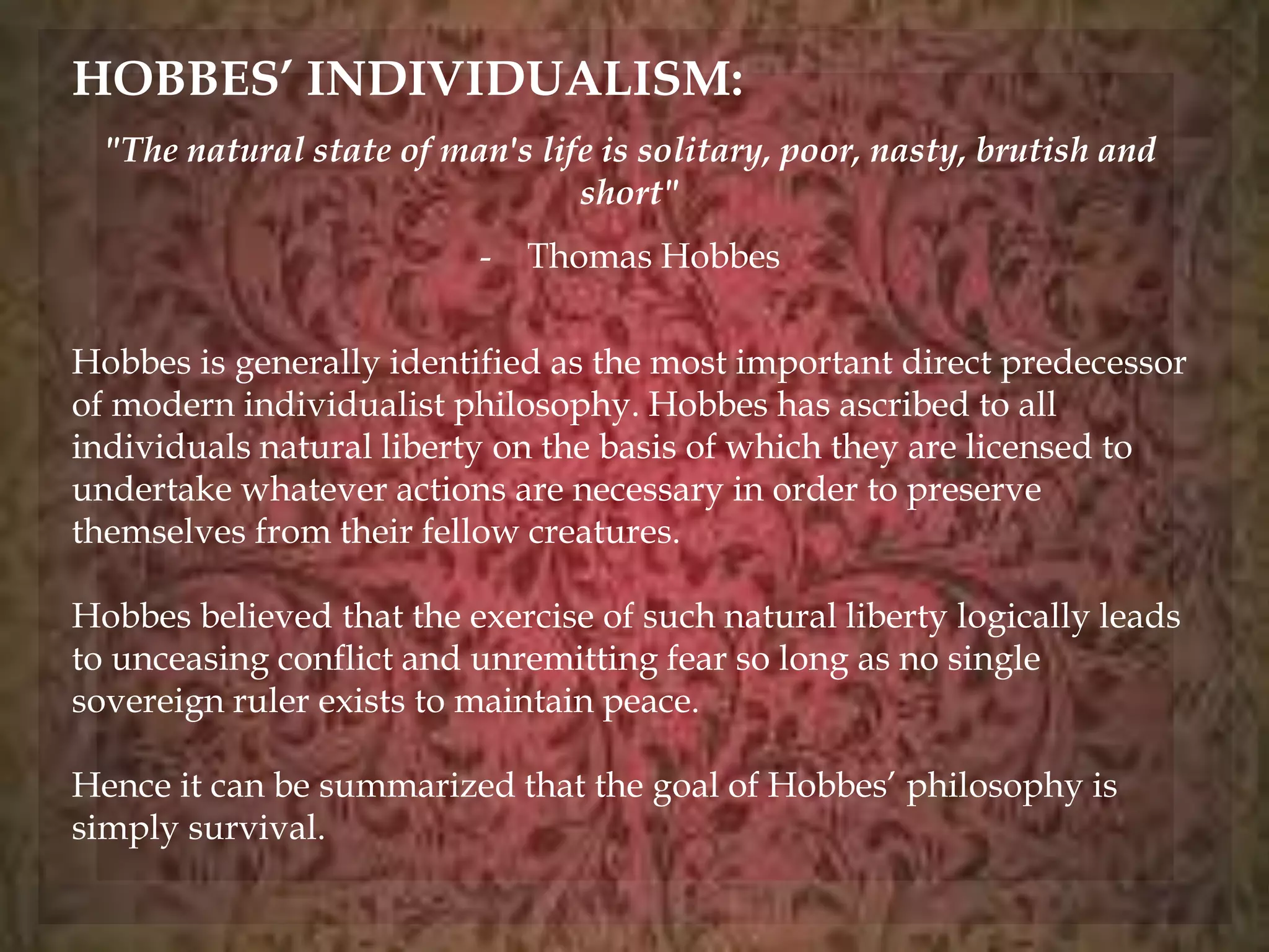 thomas hobbes | PPTX