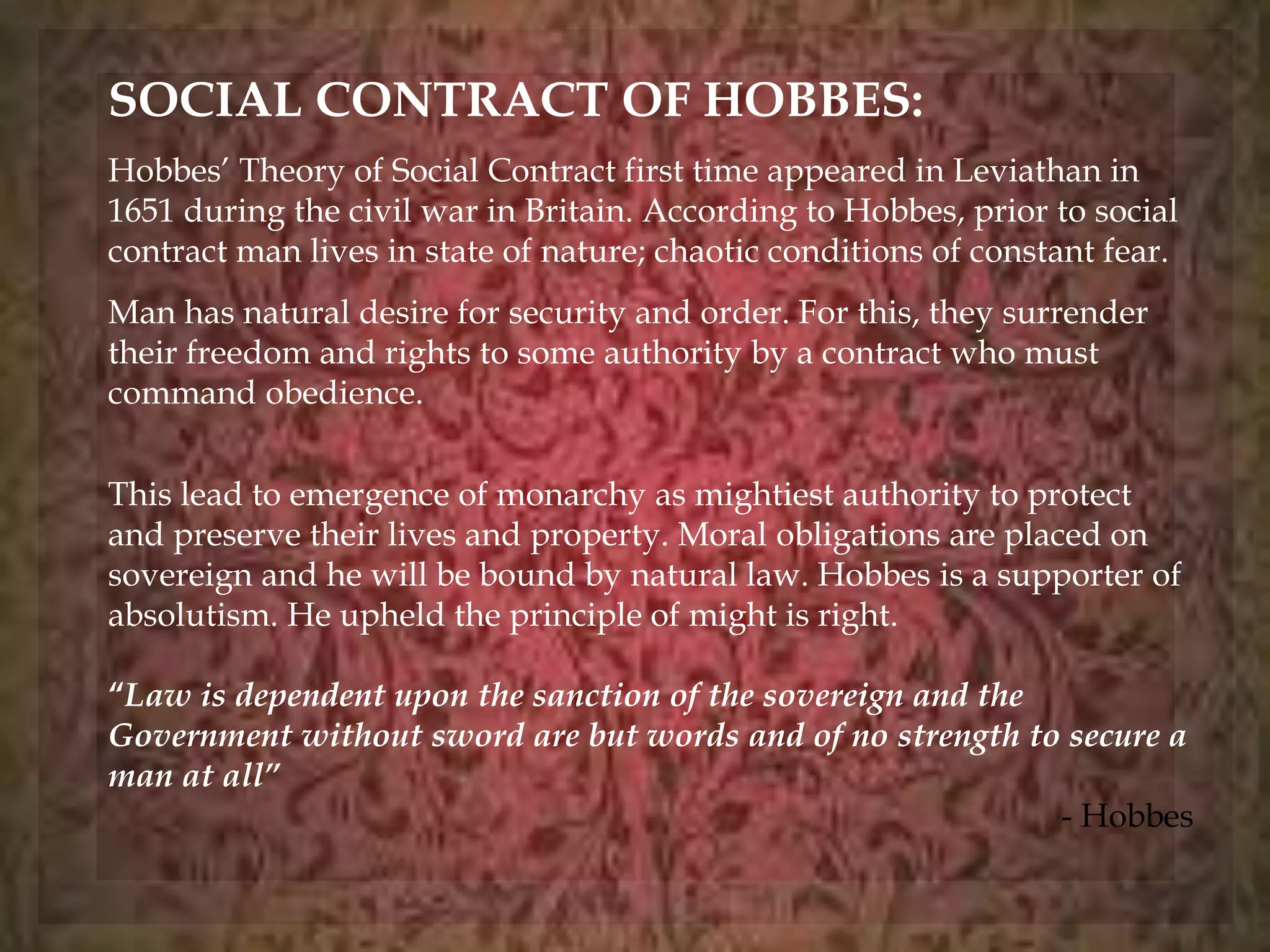 thomas hobbes | PPTX