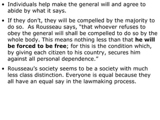 Hobbes, Locke, And Rousseau | PPT