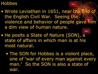 Hobbes locke and rousseau | PPT