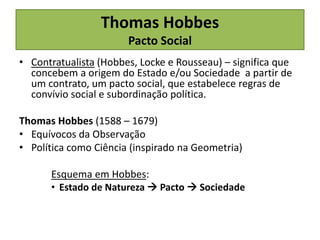Hobbes, Locke e Rousseau.pptx
