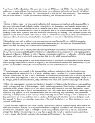 Hobbes Reading - Leviathon | DOC