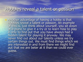 Hobbies | PPT