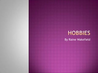 Hobbies | PPTX
