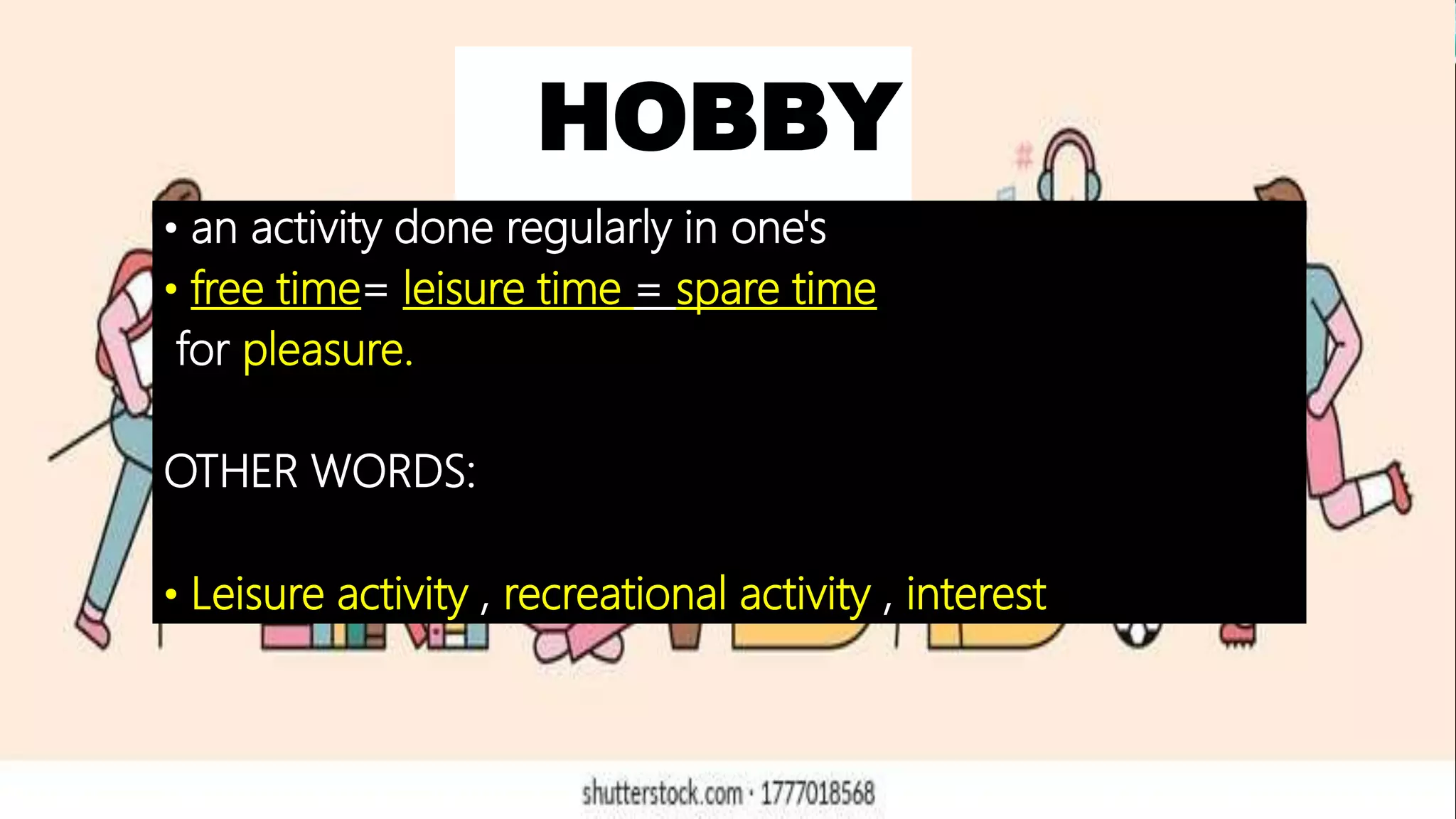 Hobbies and Interest | PPTX