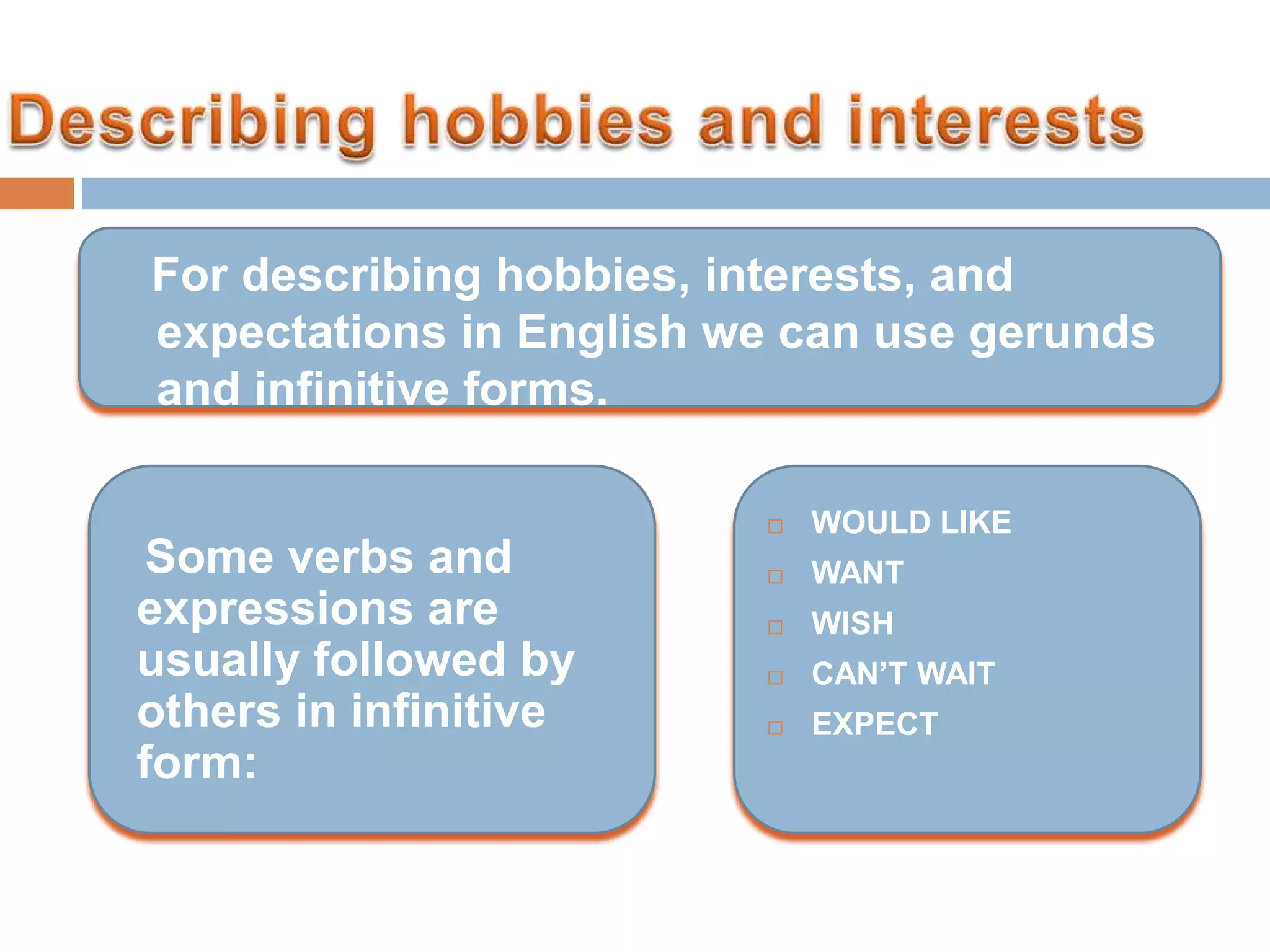 Hobbies and interests | PPTX