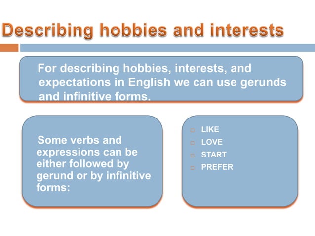Hobbies and interests | PPTX