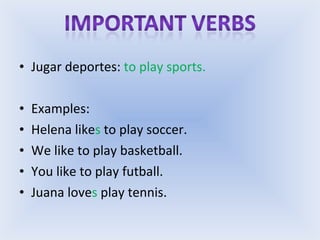 Hobbies and sports | PPT