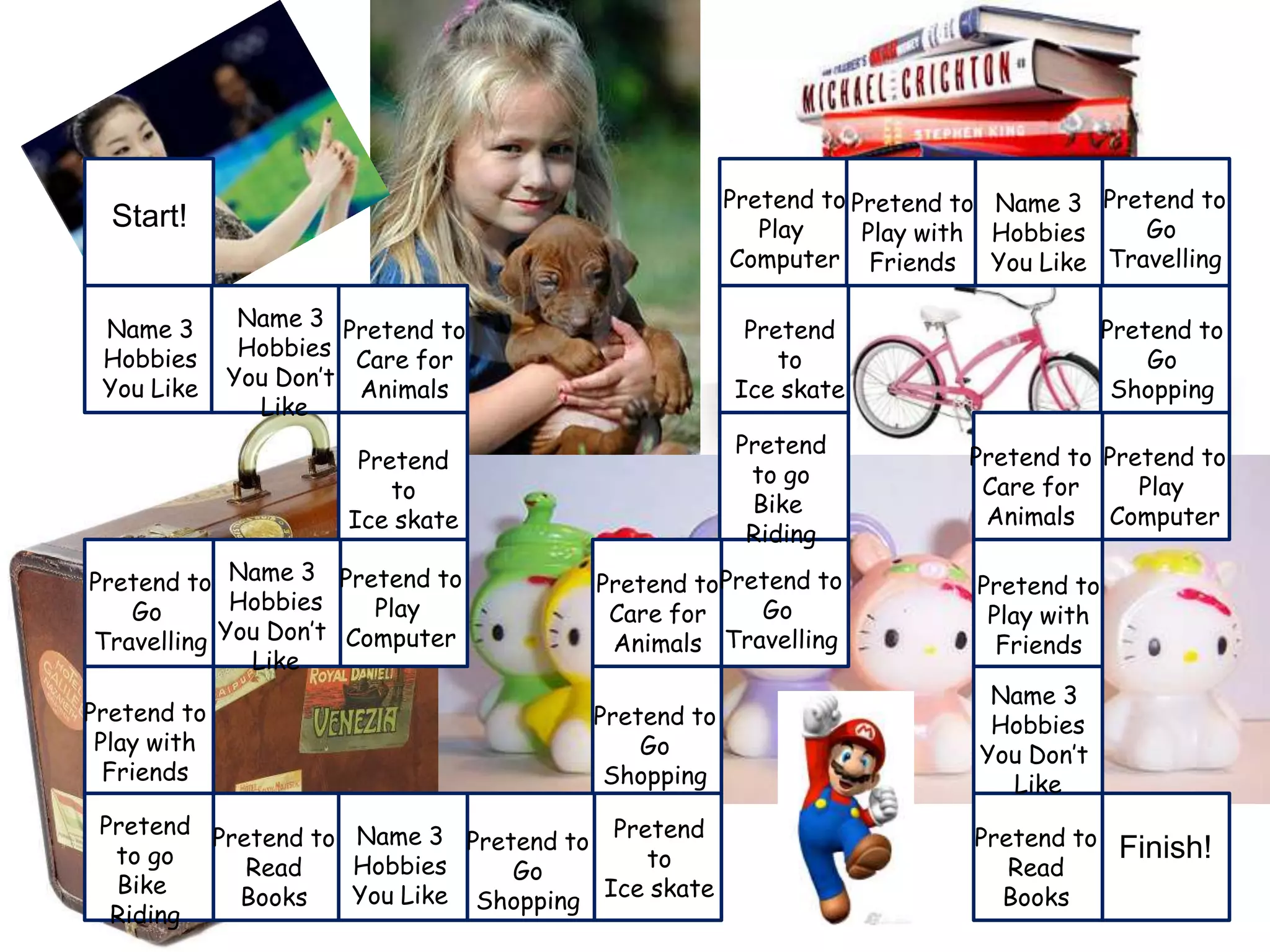 Hobbies board game | PPT