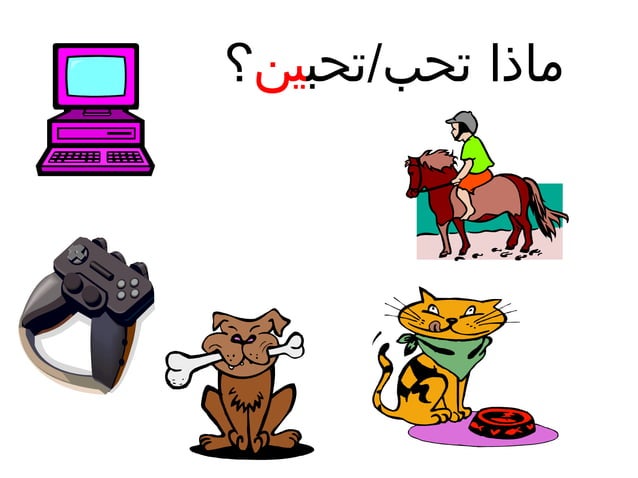 Hobbies in arabic | PPT