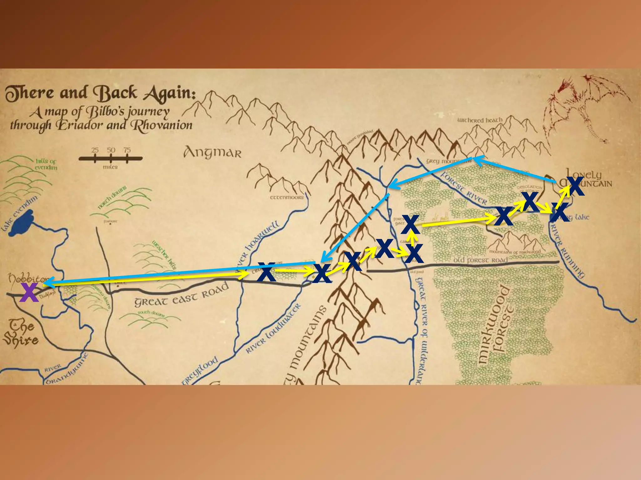 The Hobbit - Mapping Bilbo's Journey | PDF