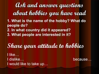 Hobby | PPT