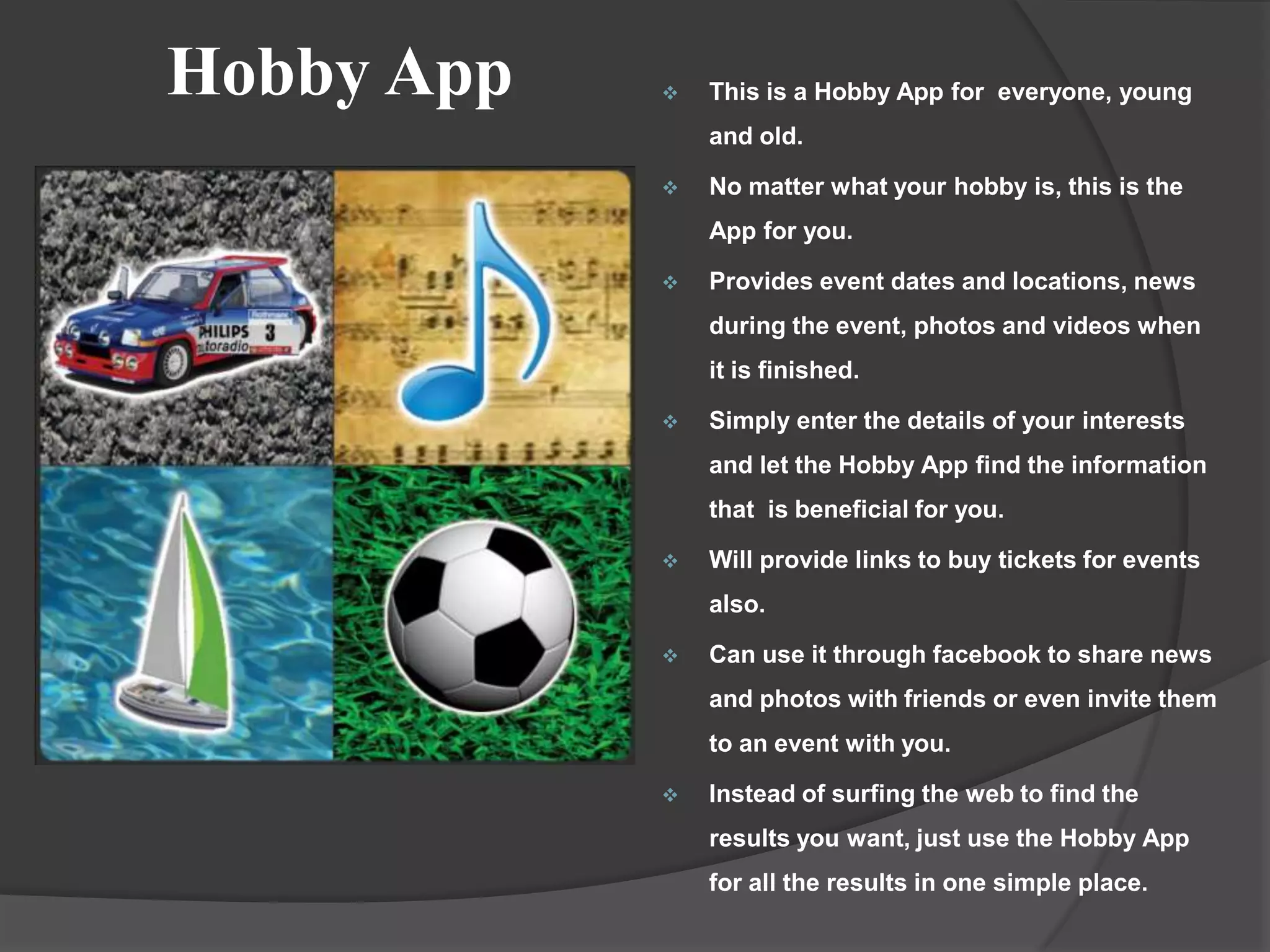 Hobby app | PPTX