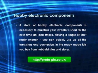 Hobby electronic components | PPT