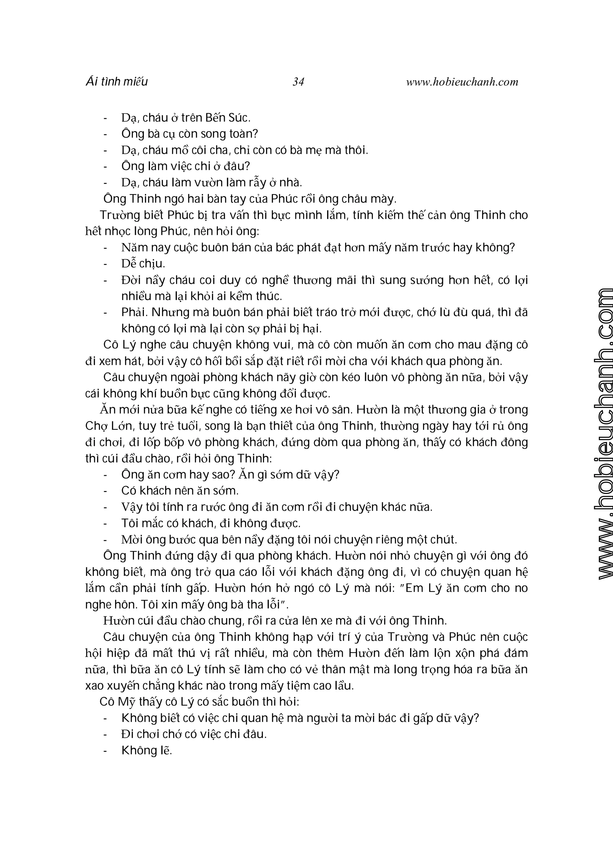 Ho bieu chanh ai tinh mieu | PDF