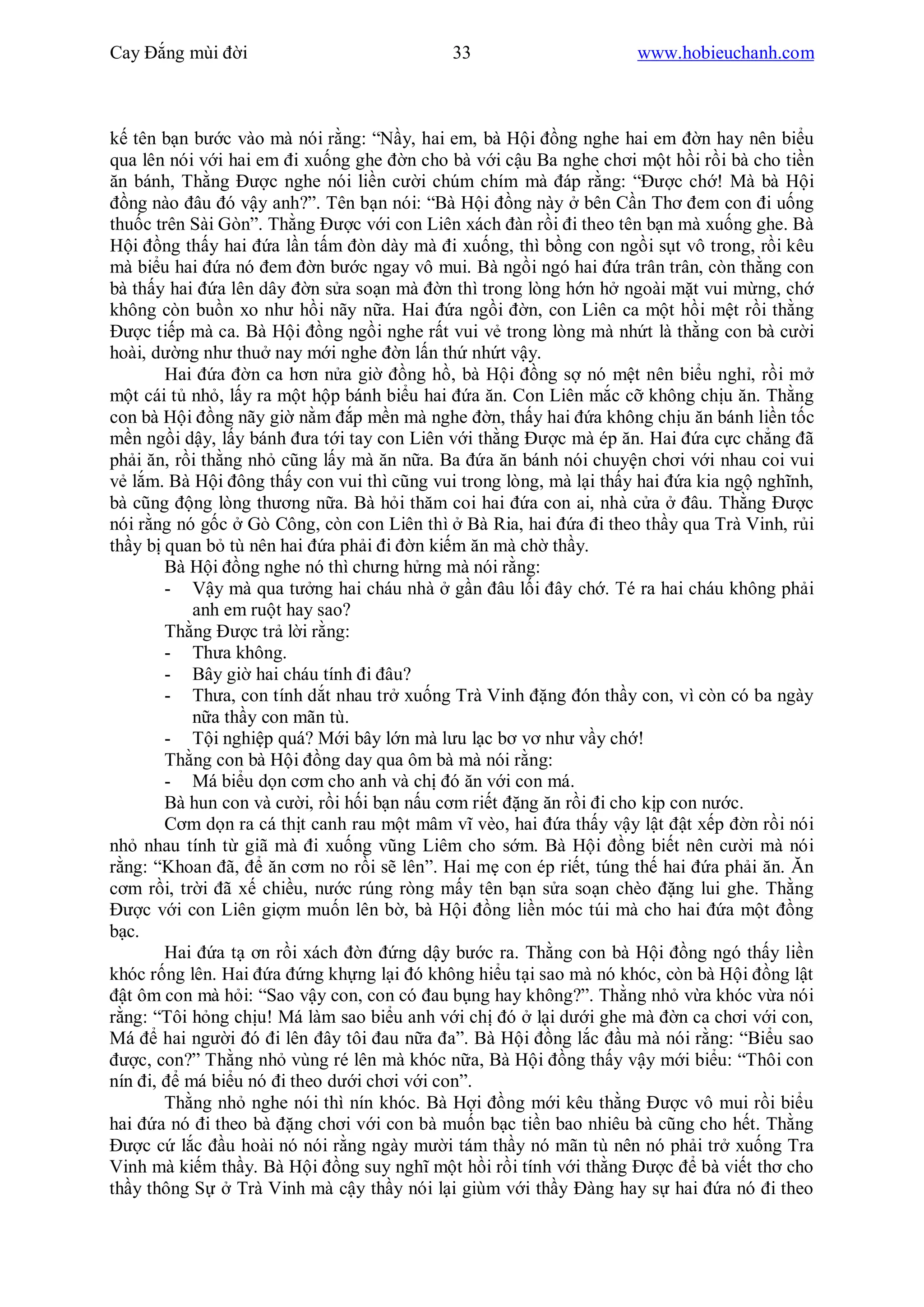 Ho bieu chanh cay dang mui doi | PDF