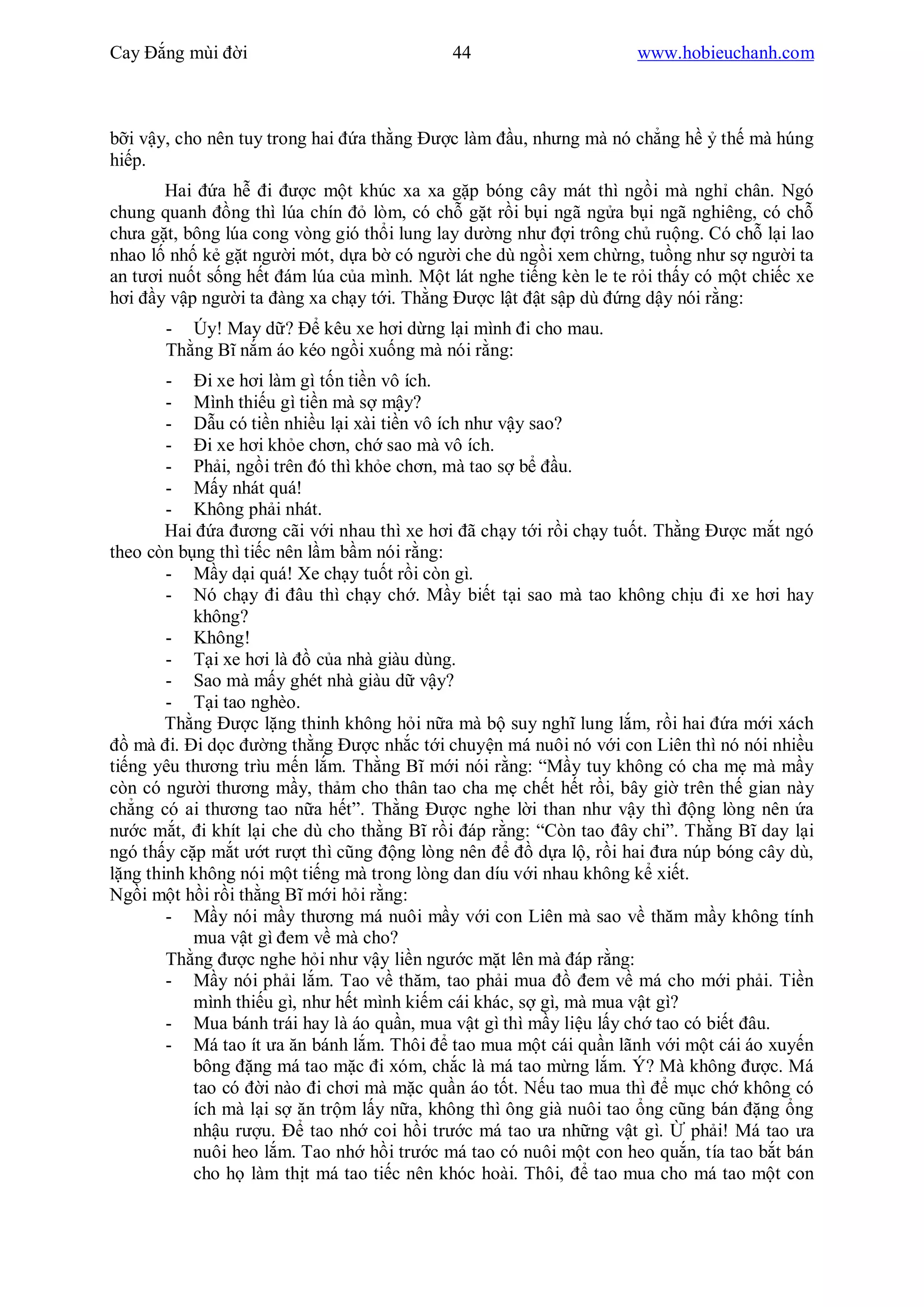 Ho bieu chanh cay dang mui doi | PDF