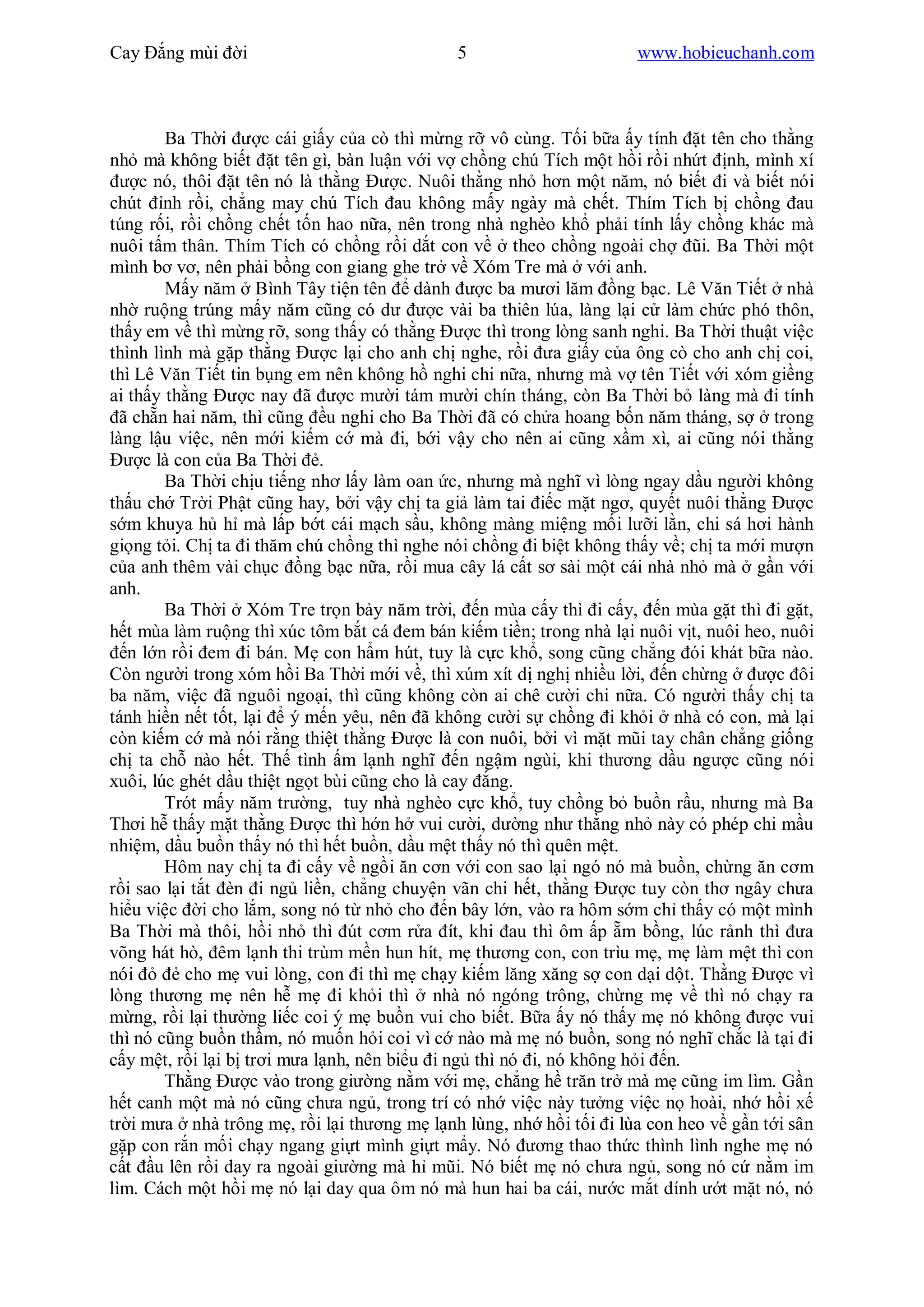 Ho bieu chanh cay dang mui doi | PDF