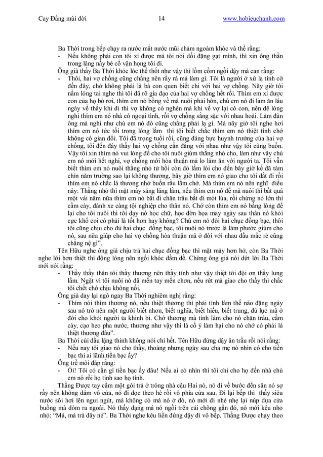 Ho bieu chanh cay dang mui doi | PDF