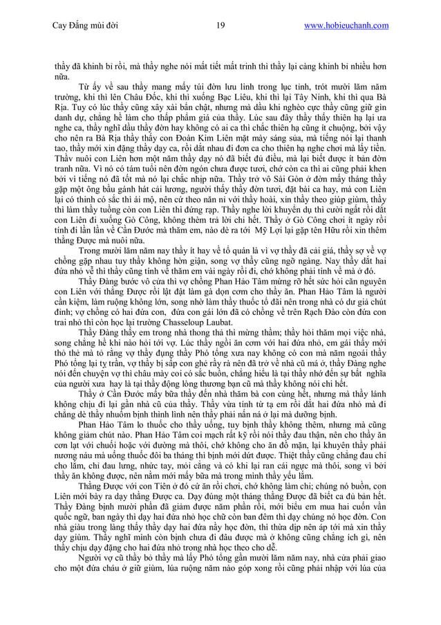 Ho bieu chanh cay dang mui doi | PDF