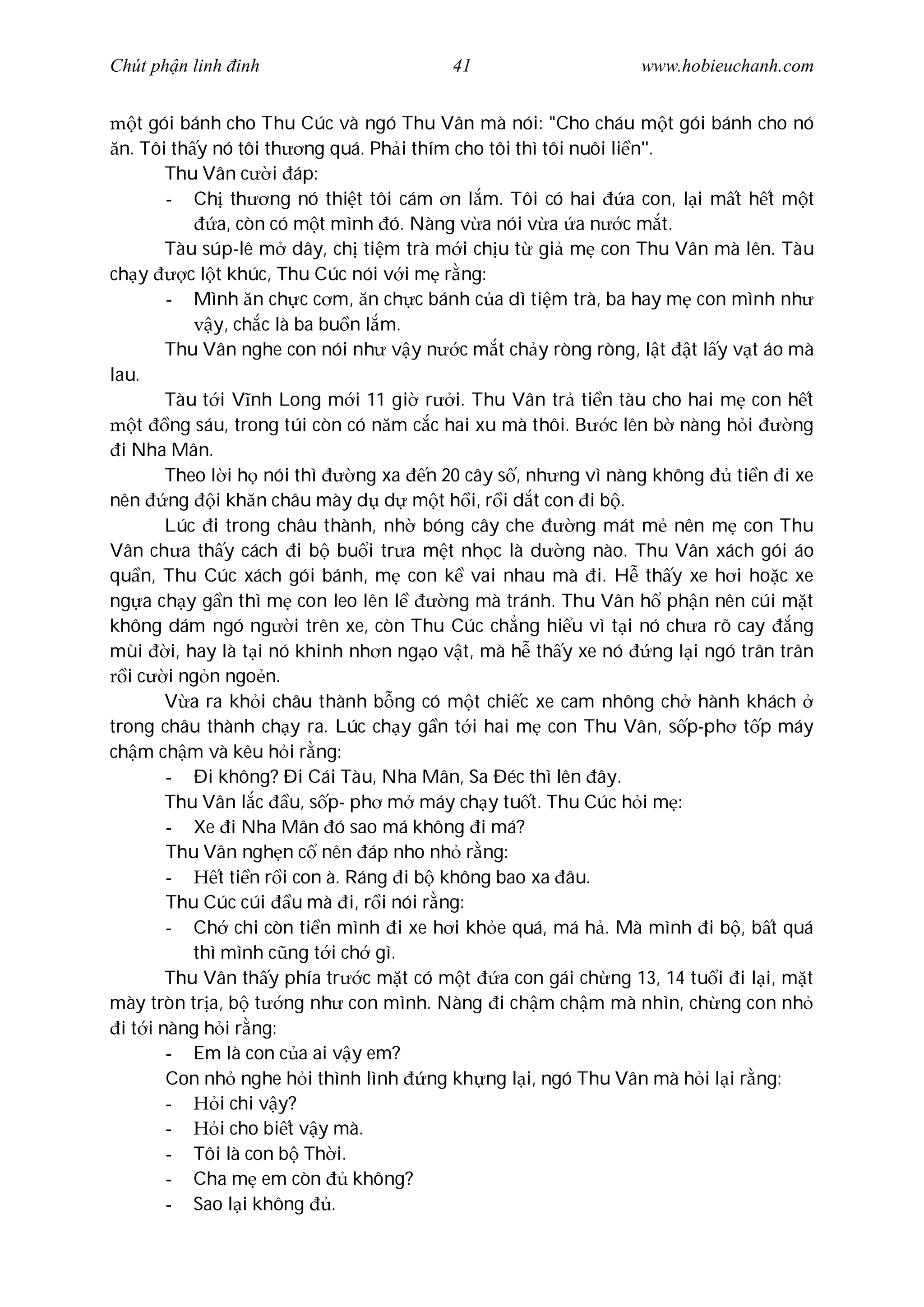 Ho bieu chanh chut phan linh dinh | PDF