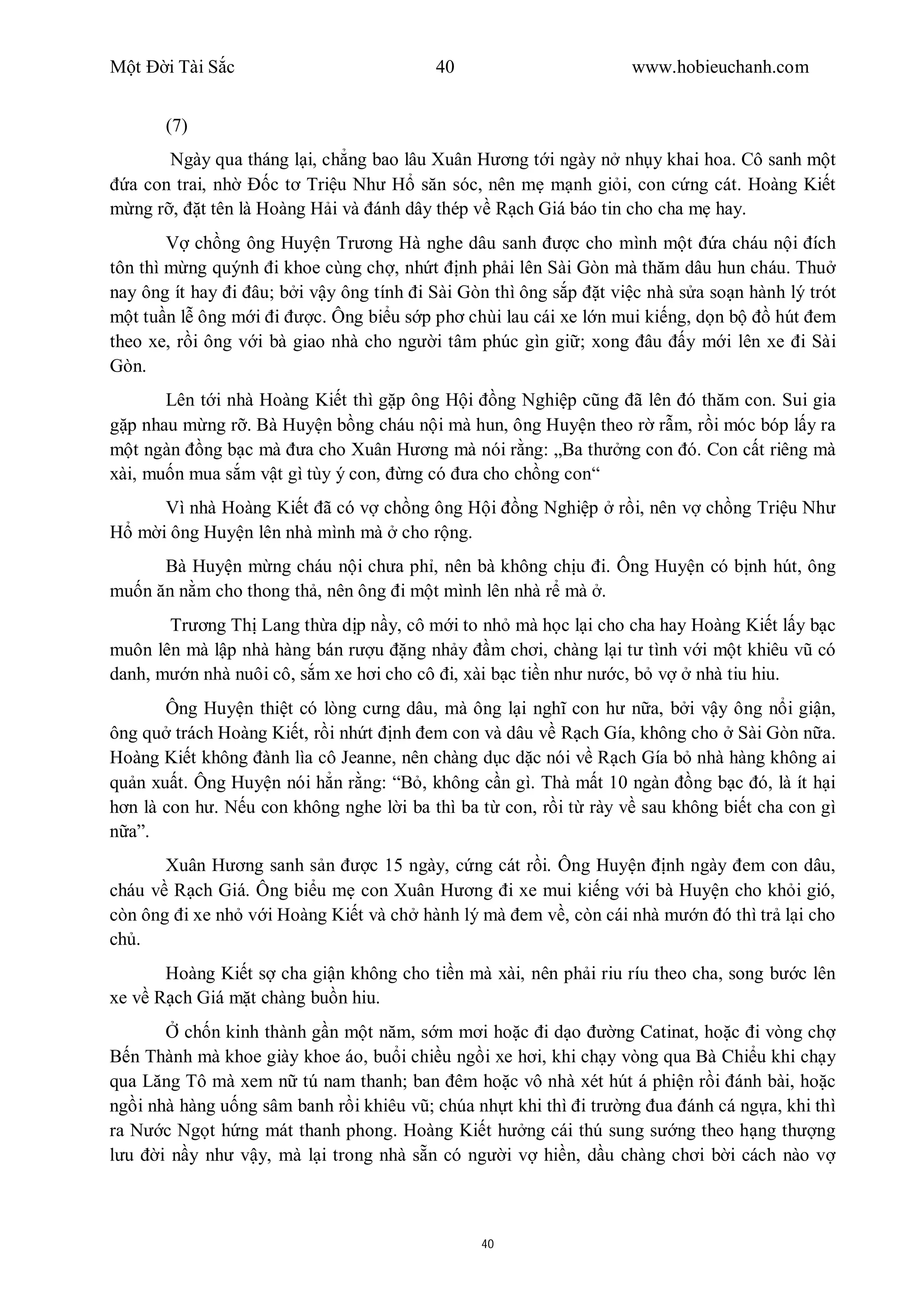 Ho bieu chanh mot doi tai sac | PDF