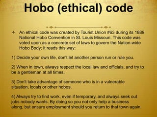 Hobo slideshow | PPTX