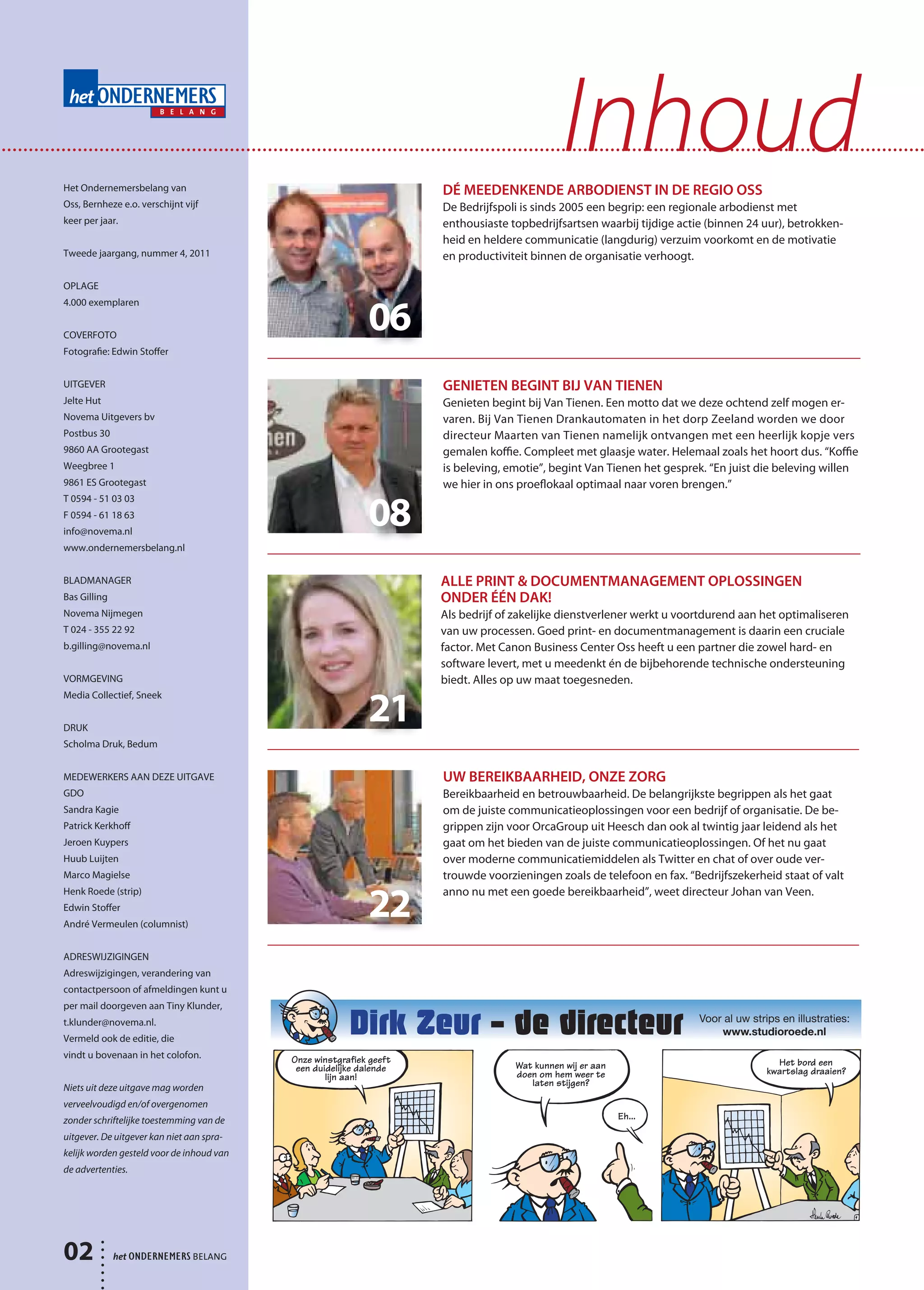 Magazine Het Ondernemersbelang Oss Bernheze 04 2011 | PDF