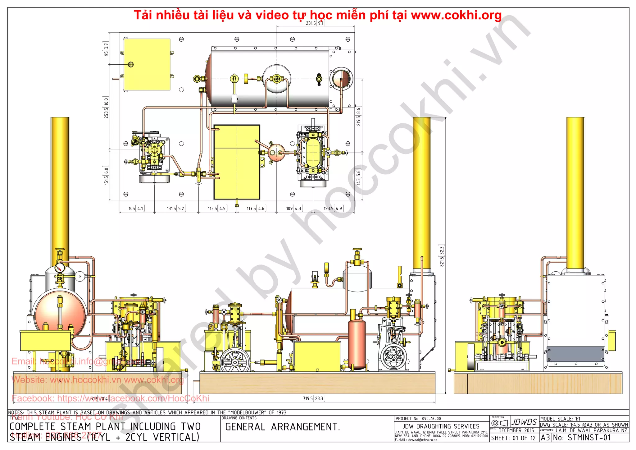 [Hoccokhi.vn] Bài tập lắp ráp Inventor assembly | PDF