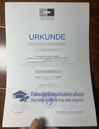 How to buy Hochschule Hamm-Lippstadt Urkunde? | PDF