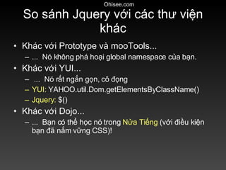 Hoc Jquery Trong 1h | PPT