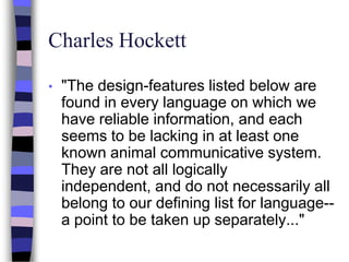 Hockett | PPTX