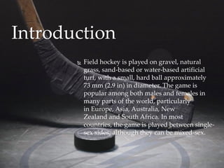 Hockey: The Game | PPTX