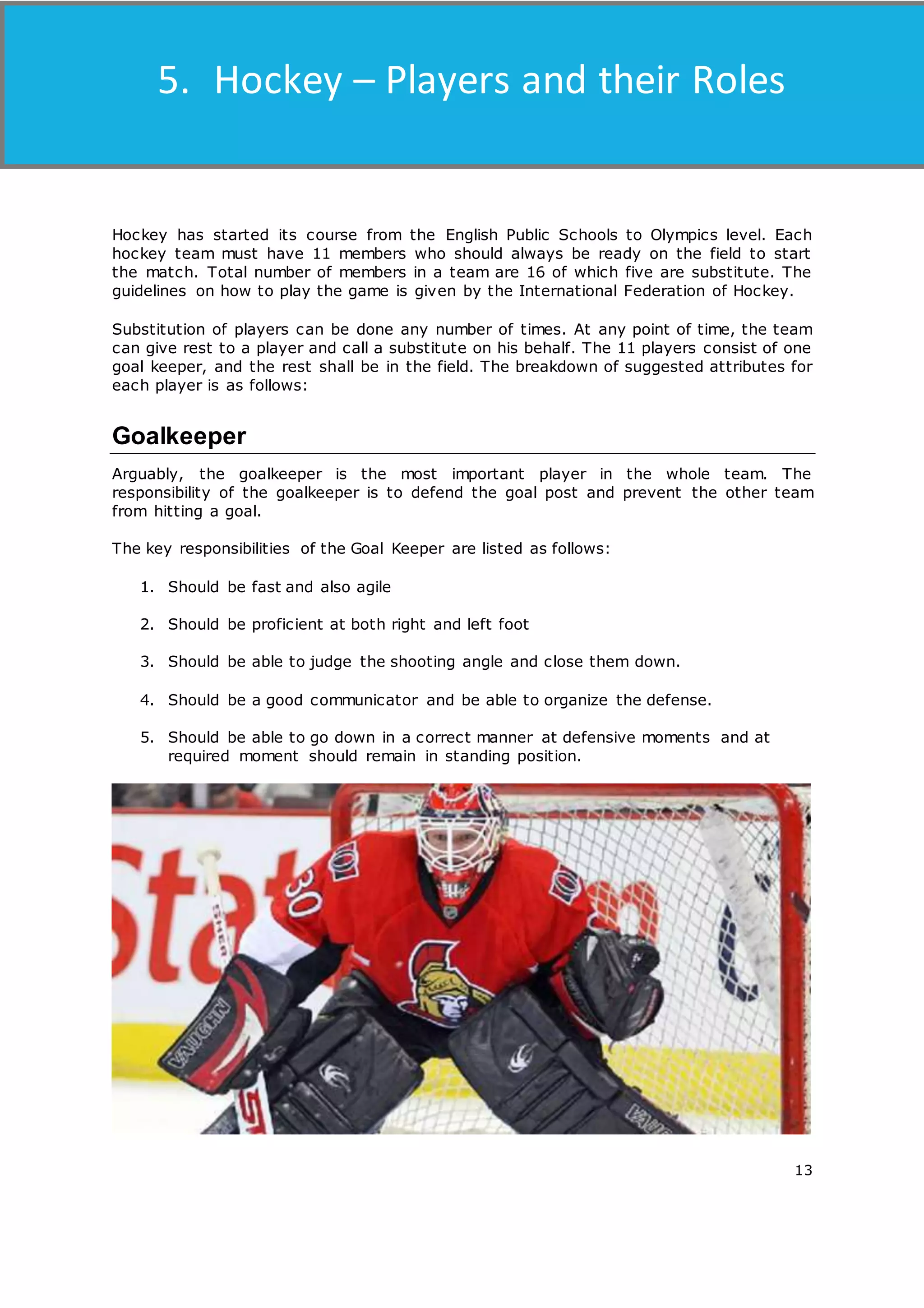 Hockey project class12 | DOCX