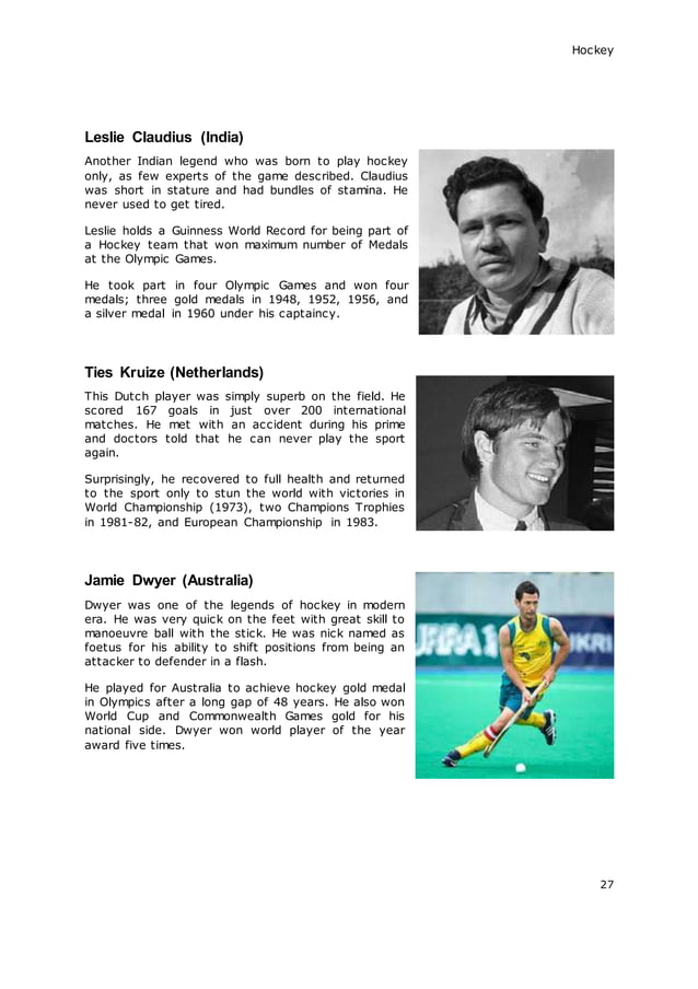 Hockey project class12 | DOCX