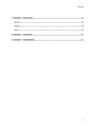 Hockey project class12 | DOCX