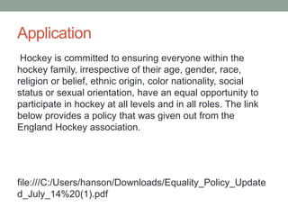 Hockey's rise in diversity | PPTX
