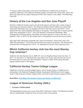 Hockey Teams in California in ice hockey - icebrek.pdf