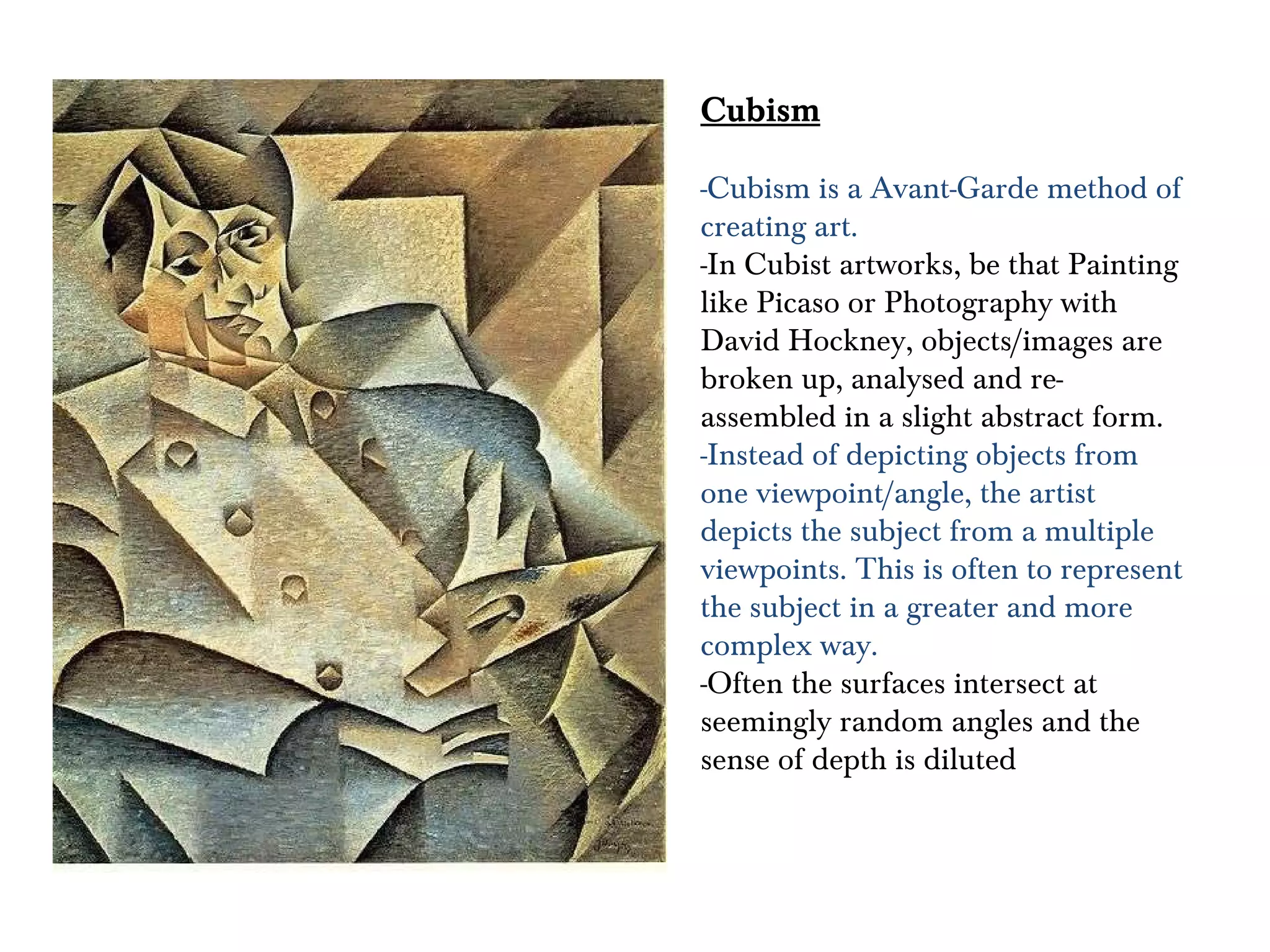 Hockney cubism | PPT