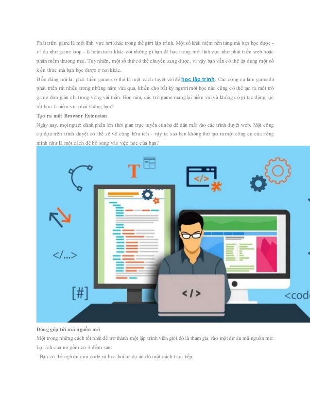 Hoc lap trinh nhung y tuong giup ban hoc hieu qua