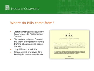 House of Commons legislative process | PPT