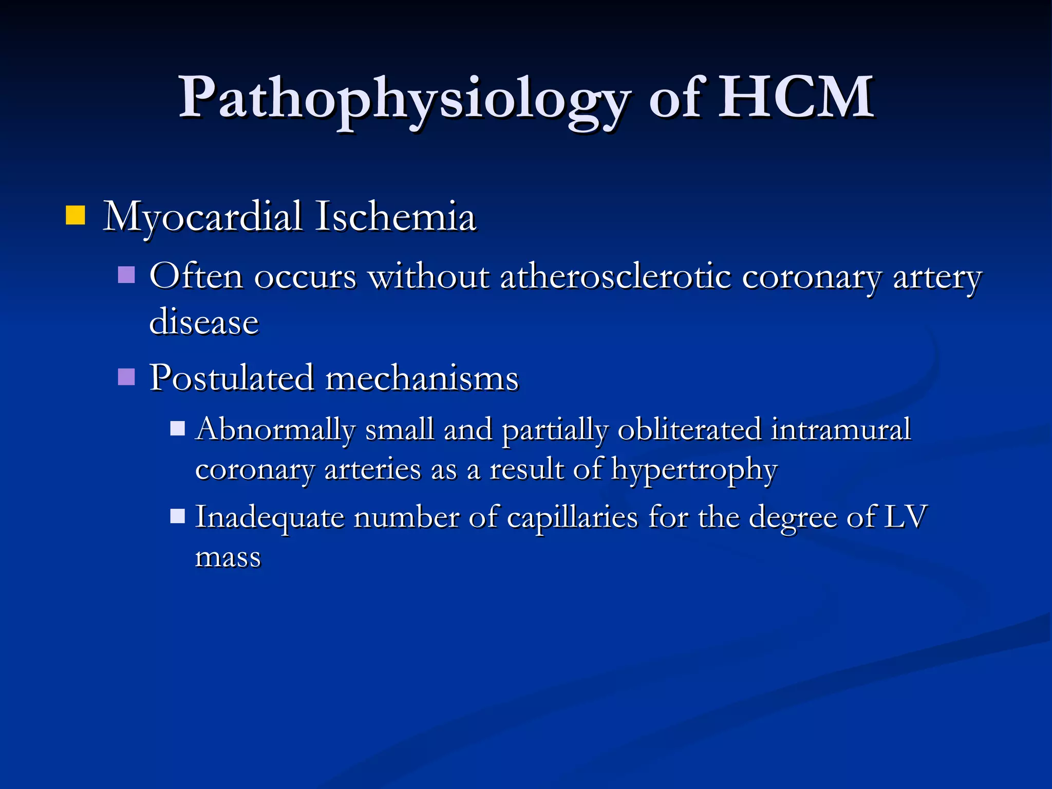 HYPERTROPHIC OBSTRUCTIVE CARDIOMYOPATHY (HOCM) | PPT