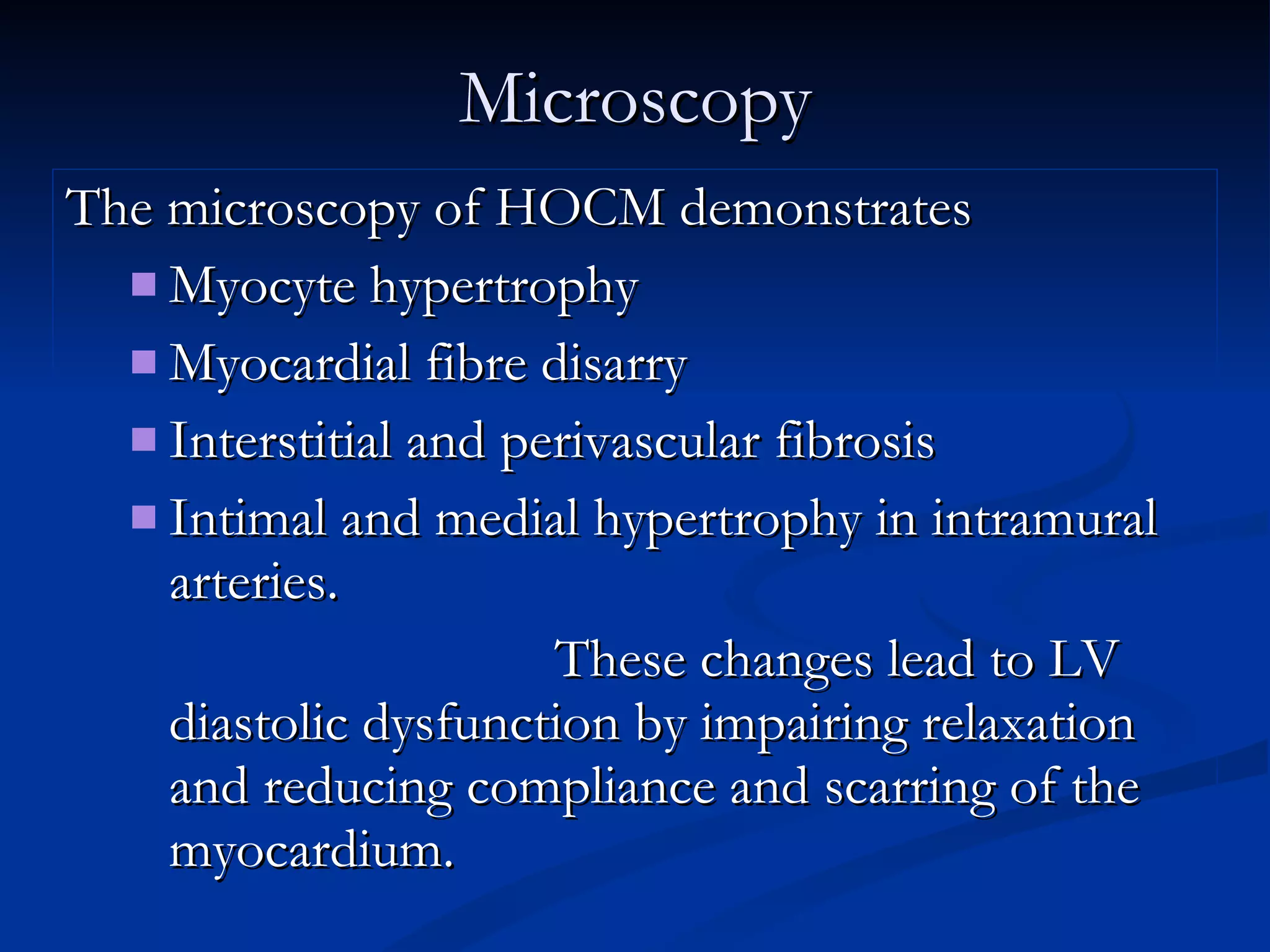 HYPERTROPHIC OBSTRUCTIVE CARDIOMYOPATHY (HOCM) | PPT